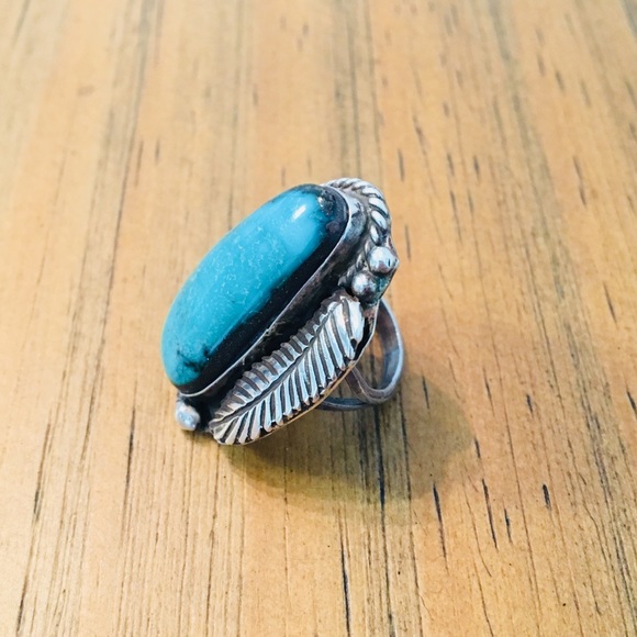 vintage turquoise rings | Jewelry | Vintage Turquoise And Sterling ...